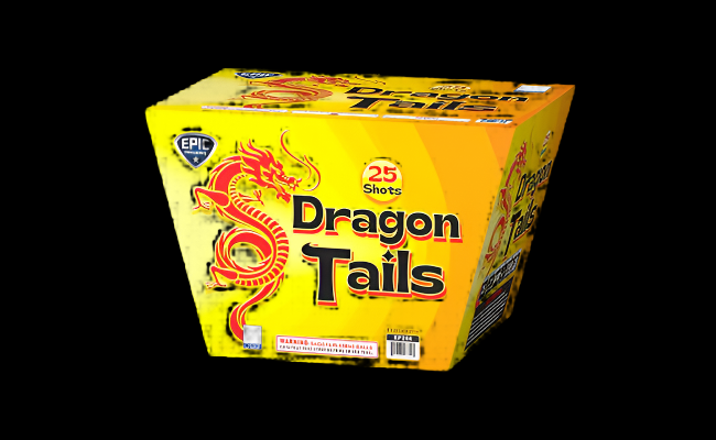 Dragon Tails Fan Cake - – Champny's Fireworks